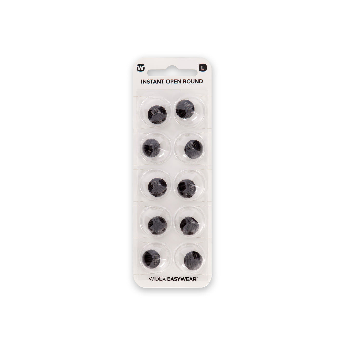Widex Instant Round Open Ear-Tip L | Buy Hearing Aid Domes Online ...