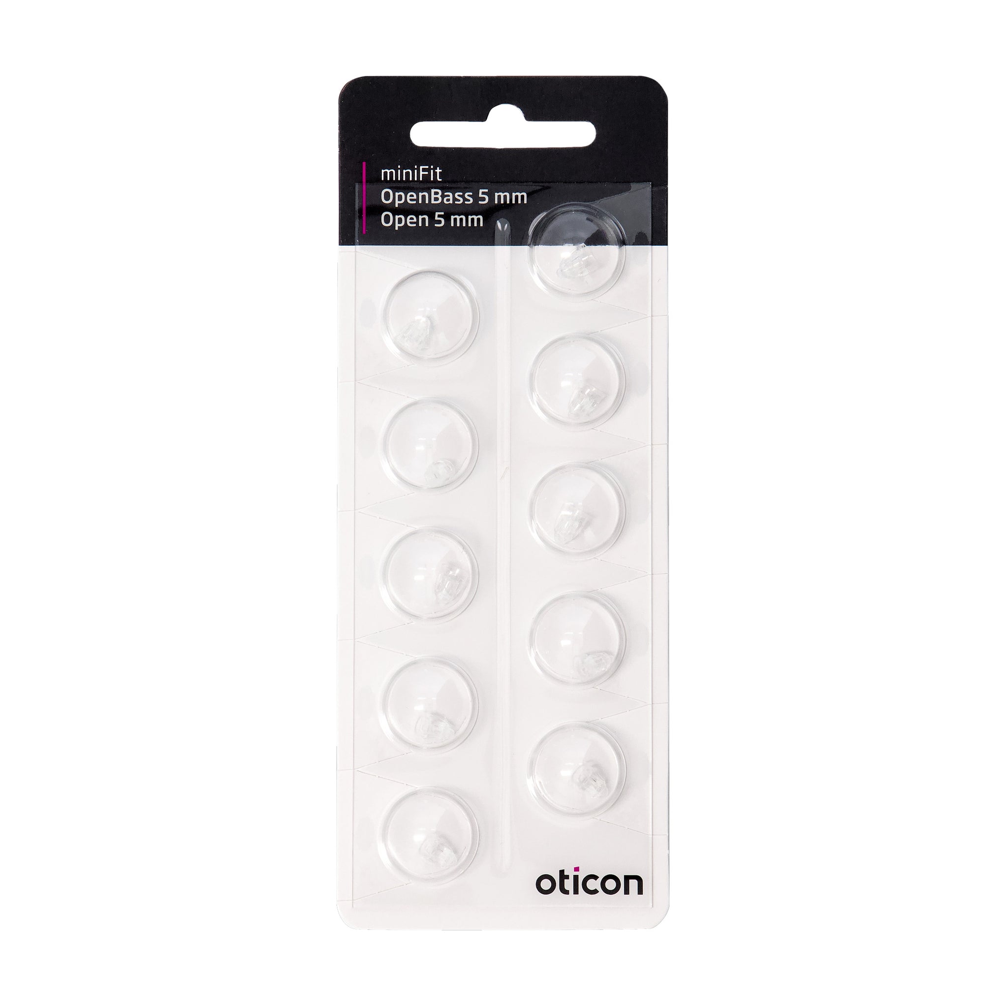 Oticon miniFit OpenBass 5 mm | Compre sus conos para audífonos en línea ...