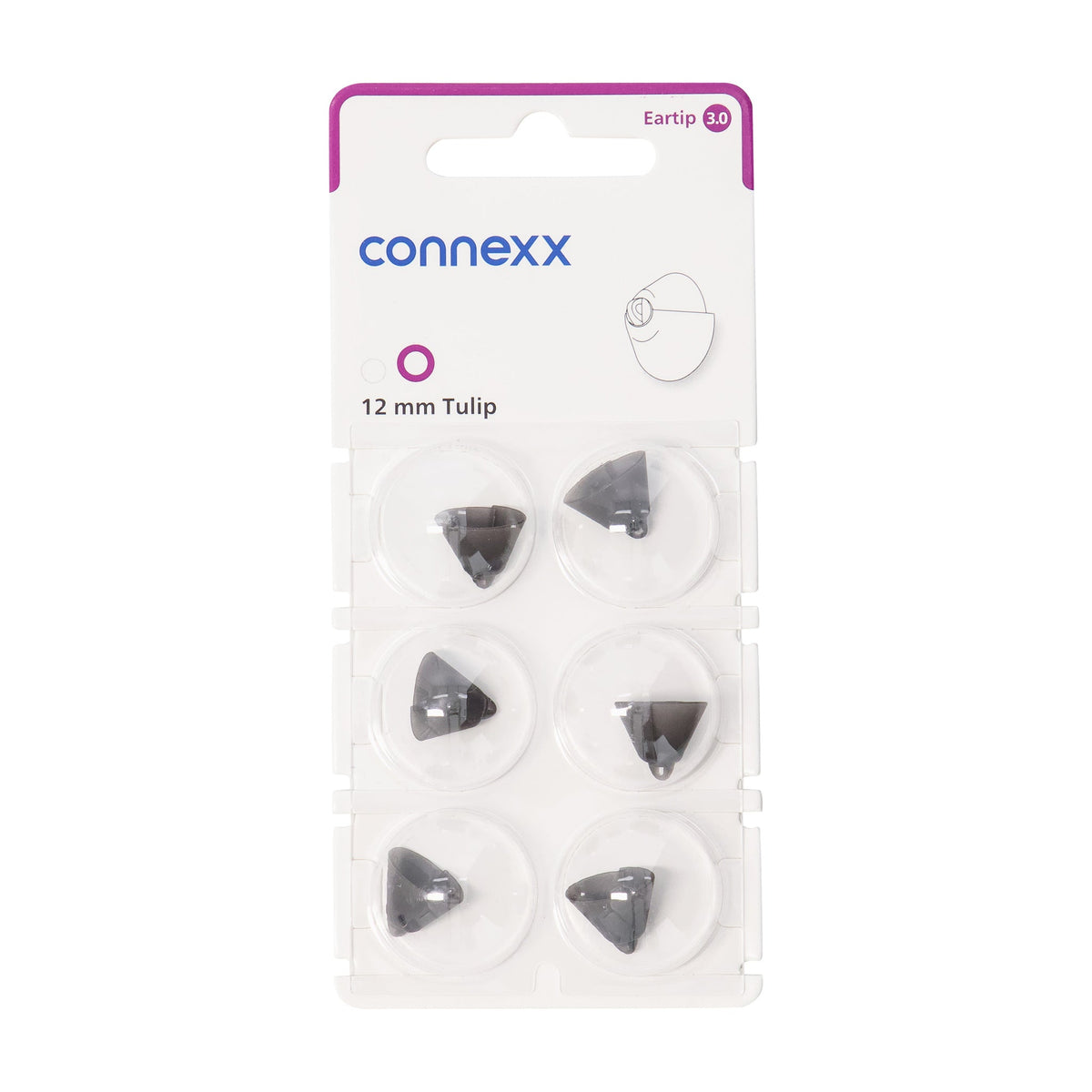 Connexx Eartip 3.0 12mm Tulip | Buy Hearing Aid Domes Online — Shop ...
